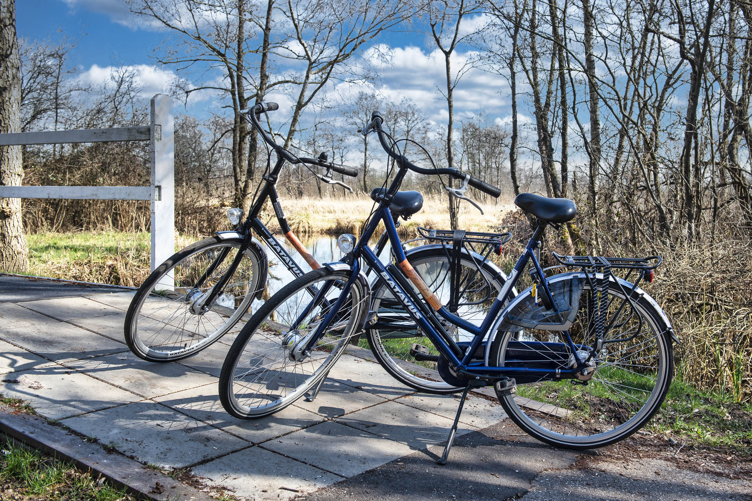 Moderne fiets - Het Rietershuijs